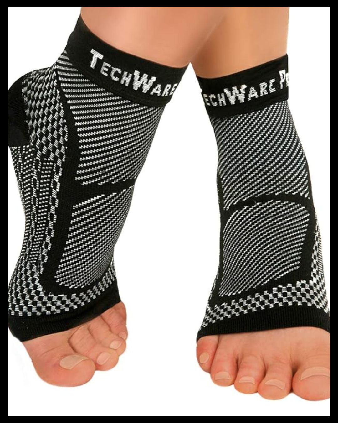 Ankle & Foot Compression Sleeves (1 Pair) – TechWare Pro®